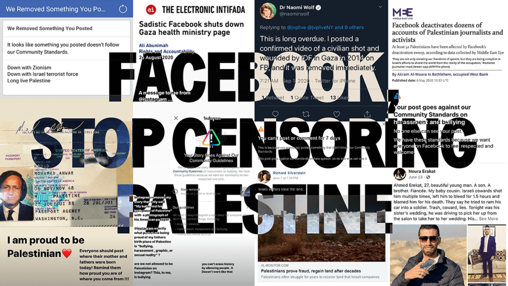 Thousands Call on Facebook to Stop Censoring Palestine - JVP